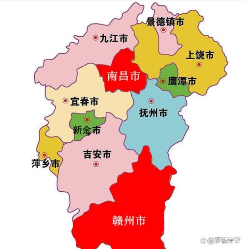 赣州地区地图全图图标