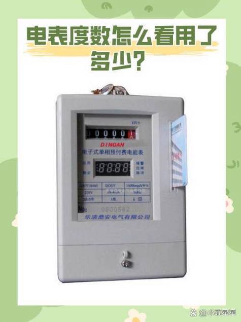 怎么看电表用了多少度电图标