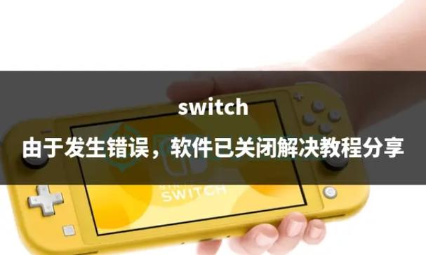 switch游戏因错误关闭图标
