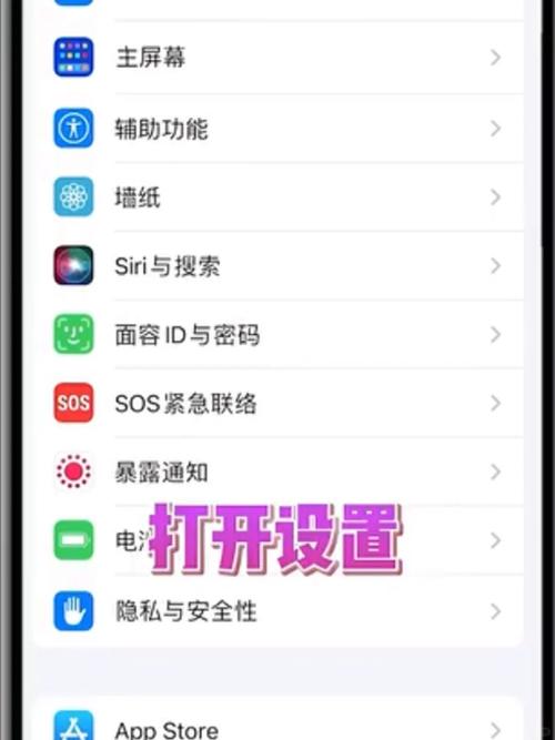 苹果怎么设置人脸识别图标
