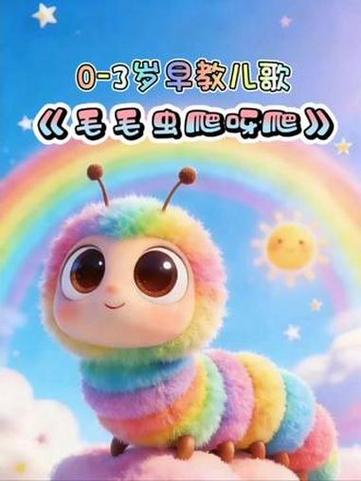 一只毛毛虫 儿歌图标