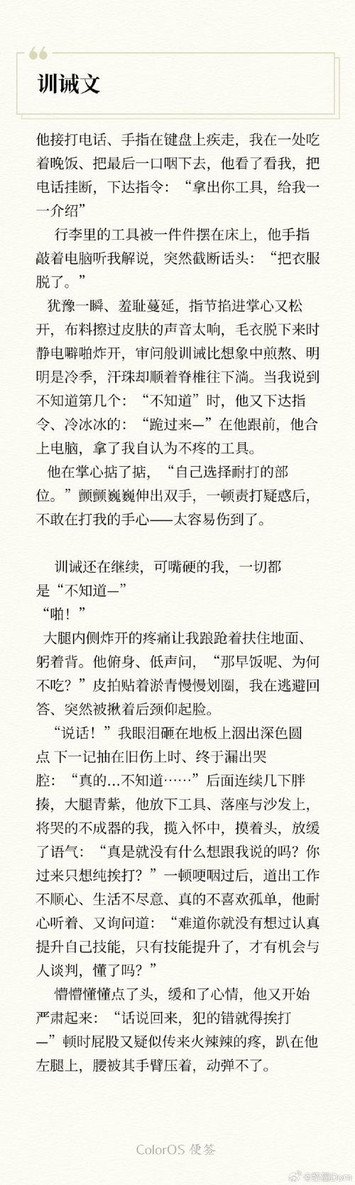 侍夫(训诫)