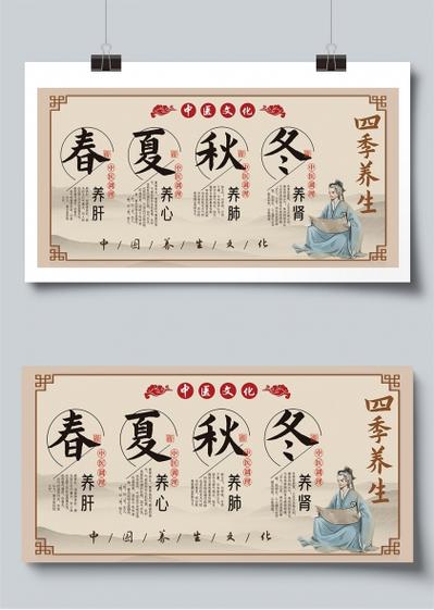 四季养生图标