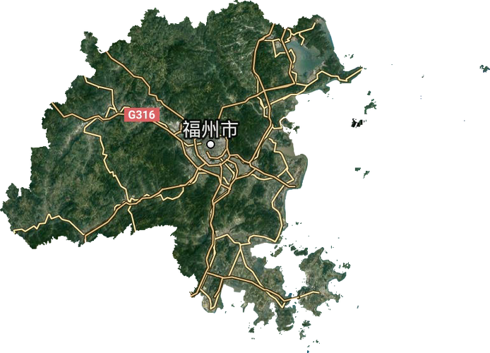 福州市地图全图高清版图标