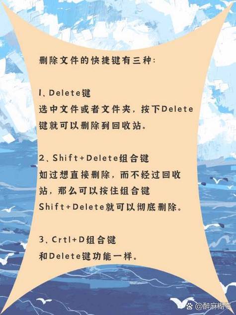 电脑删除快捷键组合介绍截图