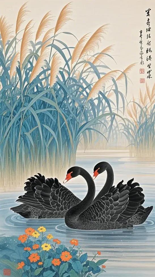 简单又好画的水墨画图标