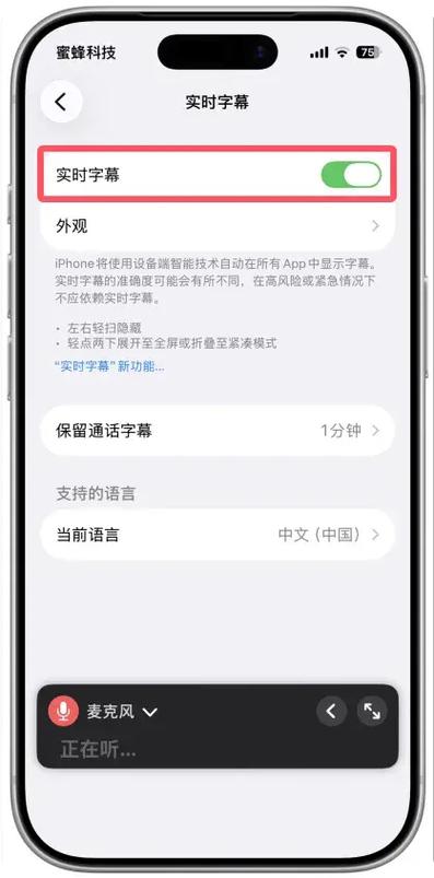 苹果手机显示字幕怎么弄的图标