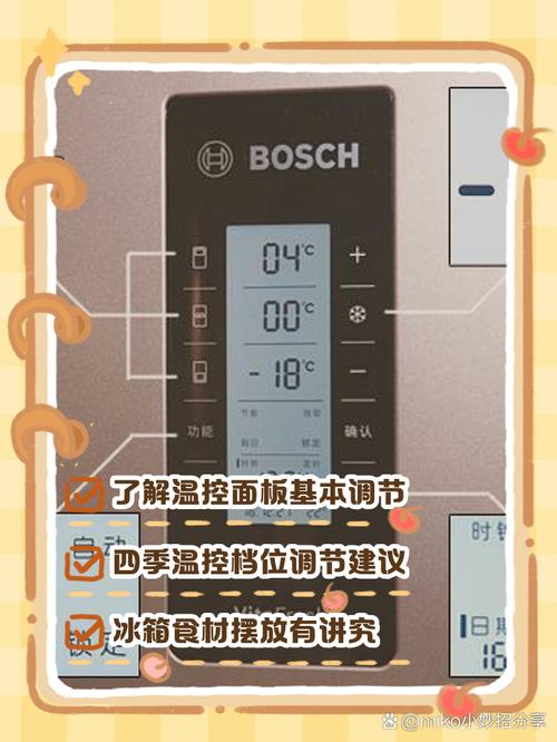 冰箱温控器调节正确的方法图标