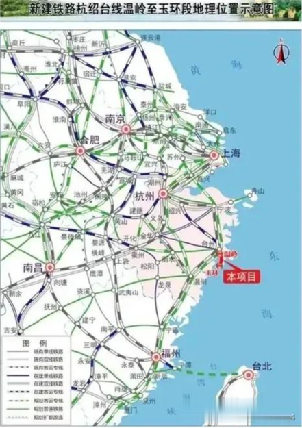 浙江省铁路线路图