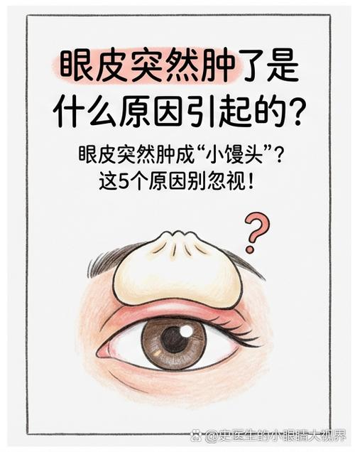 上眼皮肿是什么原因造成的截图