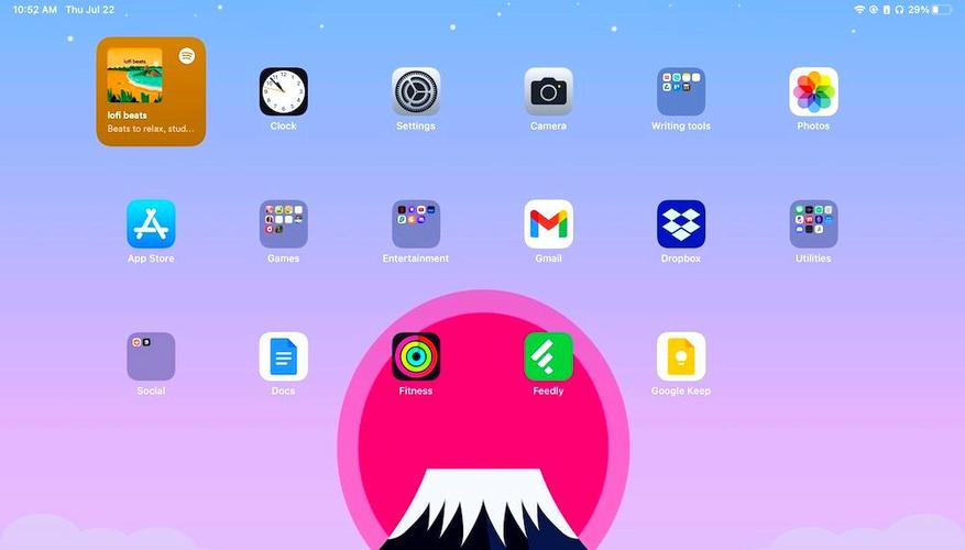ipad桌面小部件图标