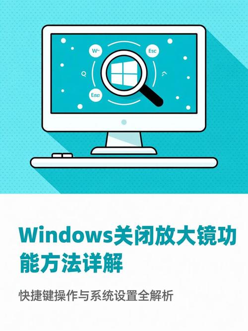 win怎么退出放大镜图标