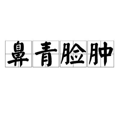 鼻青脸肿是什么意思截图
