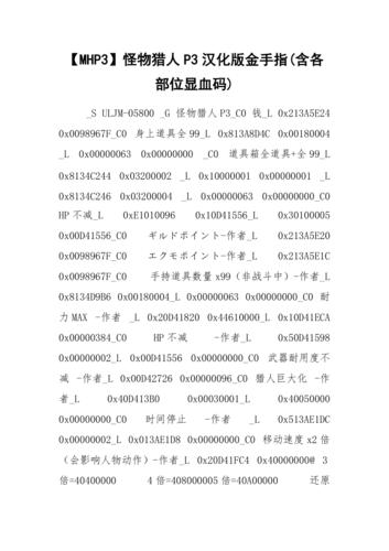 mhp3护石金手指图标