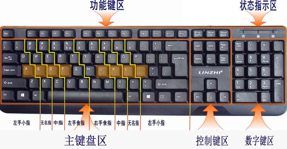 电脑键盘只有一个灯亮图标