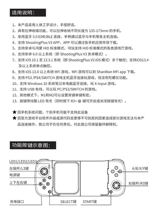 x3蓝牙游戏手柄说明书图标
