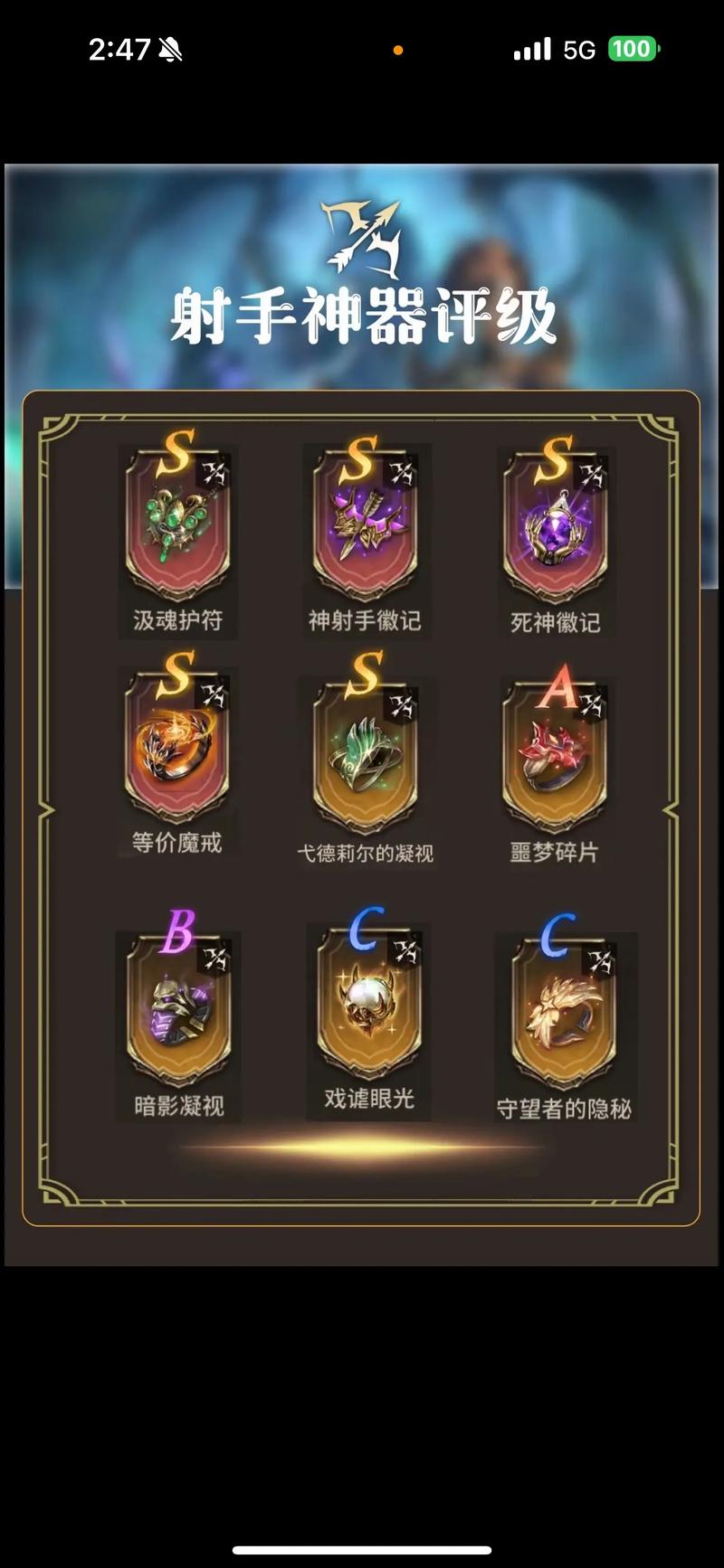 潮汐护符60级抵抗图标