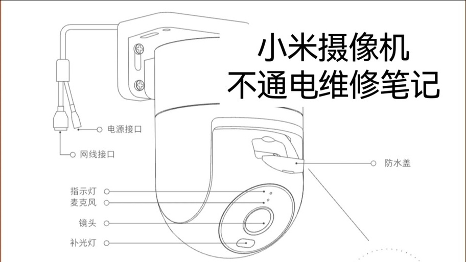 小米摄像机的重置孔在哪里截图