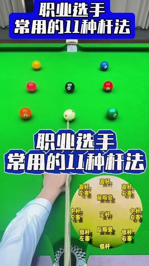 台球杆法教学视频