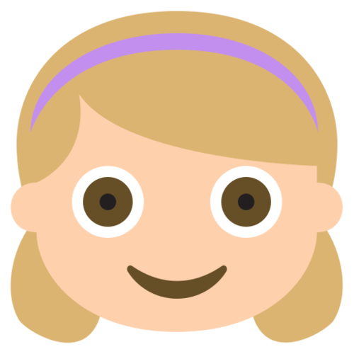小女孩emoji图标