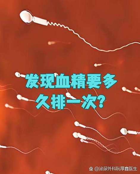 发现血精要多久排一次