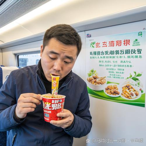 高铁上可以吃泡面么图标