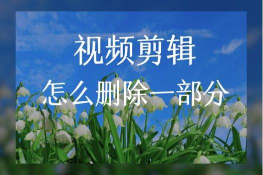 视频如何剪辑多余部分图标