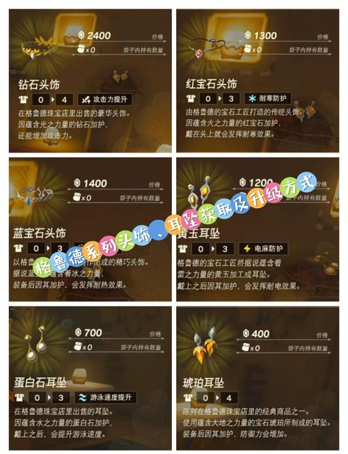 格鲁德小镇饰品选哪个