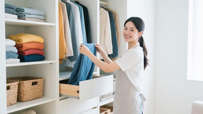 衣服怎么折叠不会皱图标