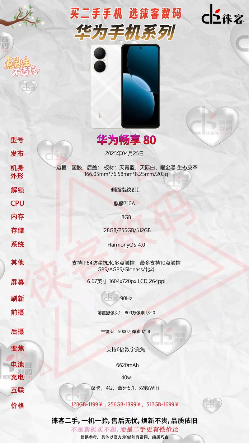 华为p30系列参数截图