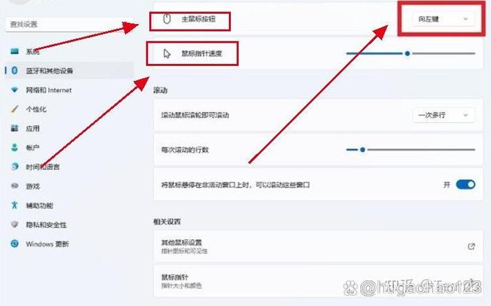 电脑鼠标反转图标