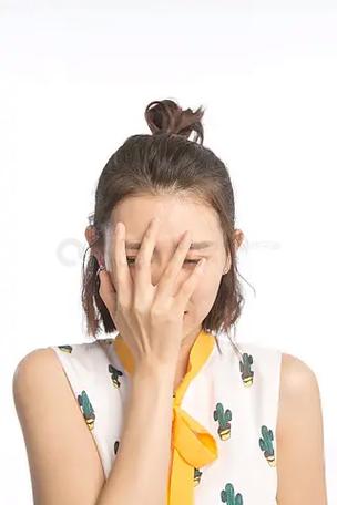 女人发三个捂脸是代表图标