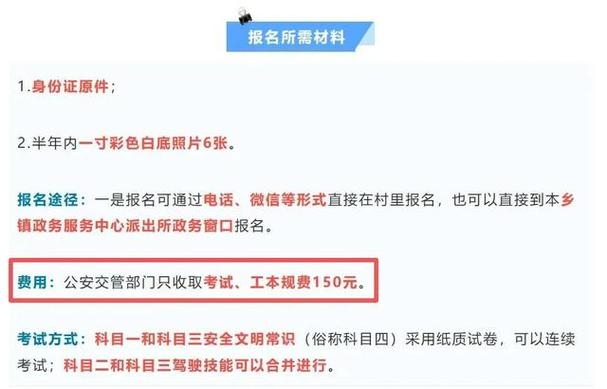 考摩托车证要多少钱图标