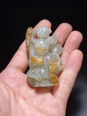 童子戏财神或童子戏金蟾玉雕作品寓意截图
