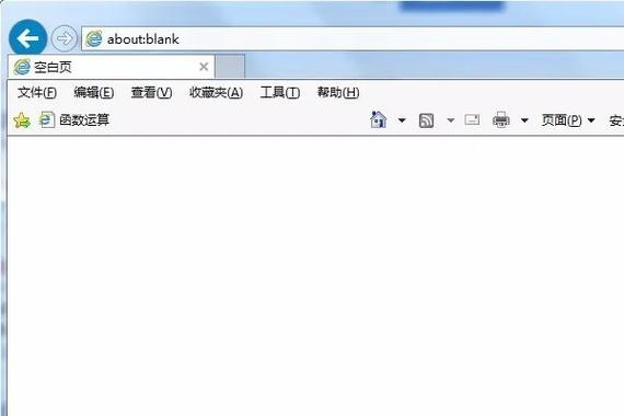 电脑浏览器打开显示空白页什么意思