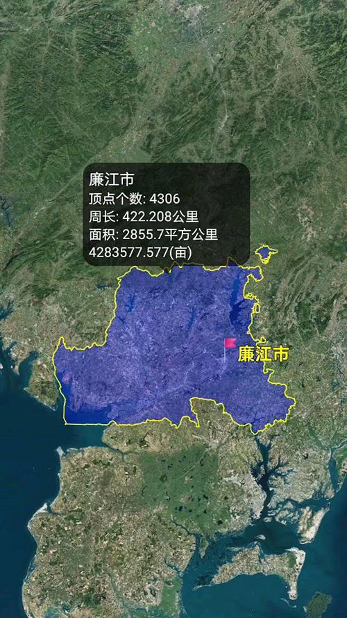 廉江市地图全景图标