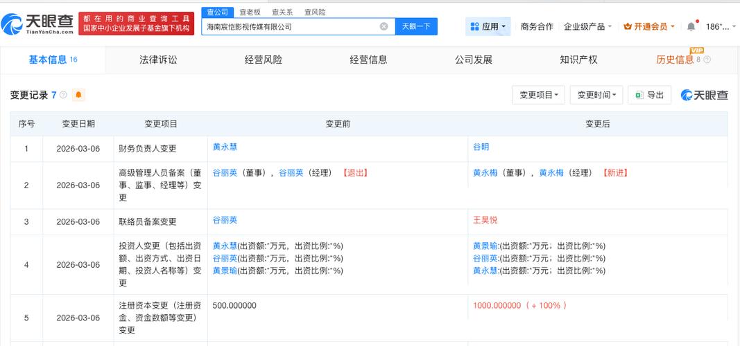 老牛传媒有限公司的股东信息截图