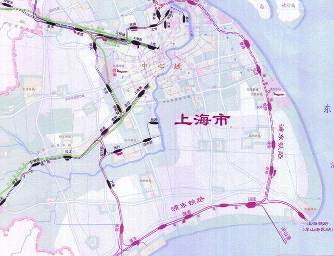到上海浦东新区坐到哪个火车站图标