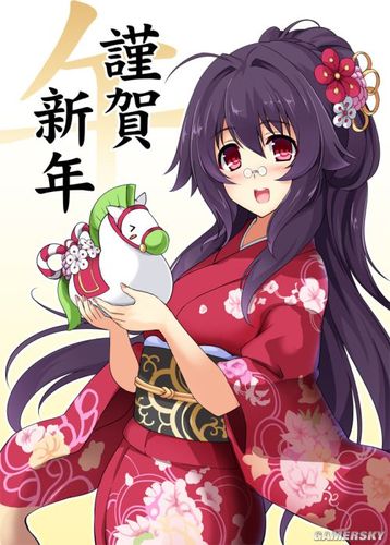 二次元拜年截图