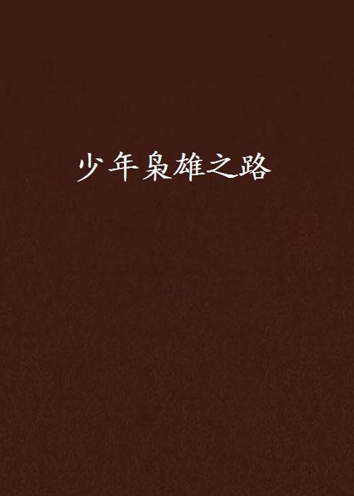 少年枭雄 小说