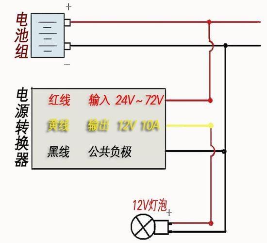 电动车转换器接线图详解图标