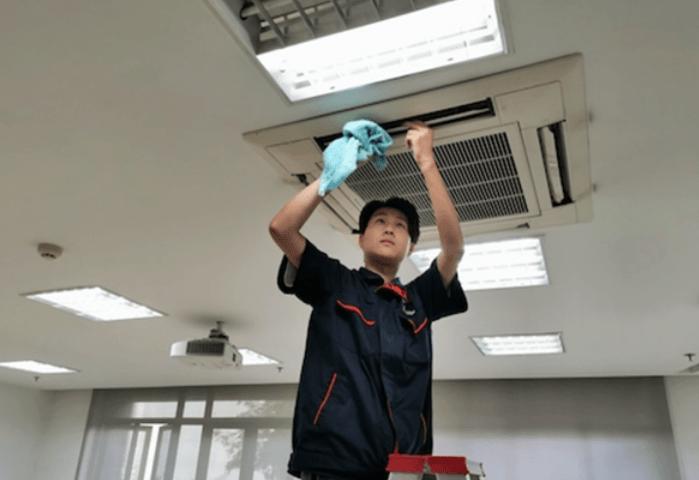 家庭中央空调清洗全过程视频图标