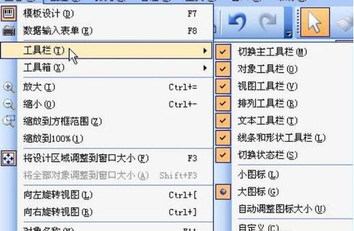 自定义工具栏图标