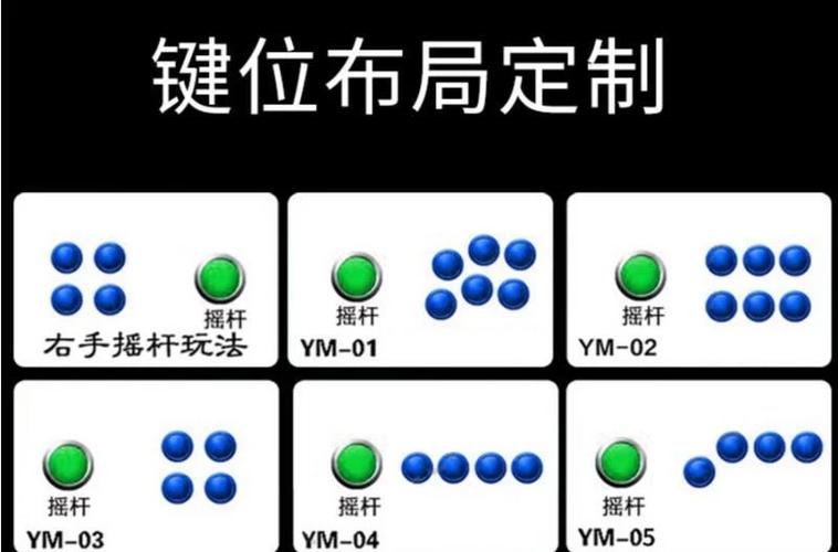 六键街机摇杆图纸图标