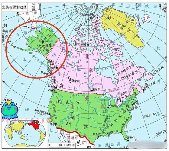 阿拉斯加州地图图标