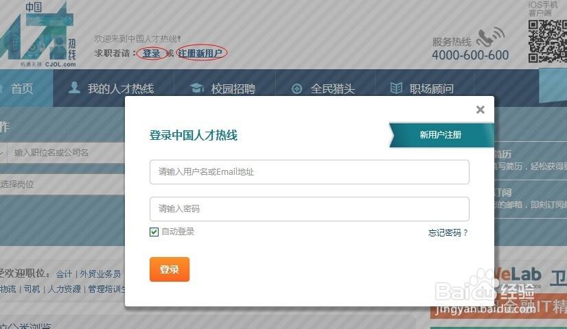 中国人才热线网官网登录图标