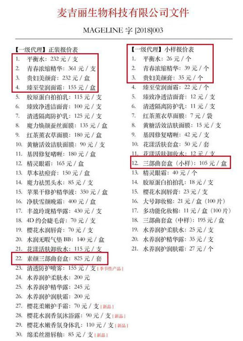 麦吉丽价格表图标