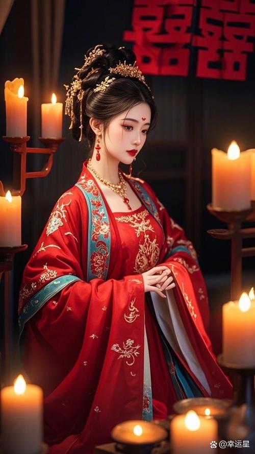 古风嫁衣红色双人图片图标