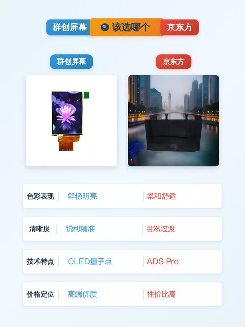 群创与京东方哪个屏幕好图标