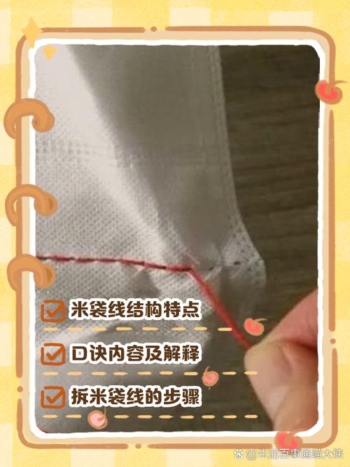 如何拆米袋线口诀图标